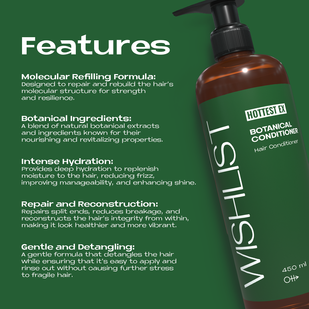Wishlist | Botanical Conditioner - Hair And Scalp Conditioner | Hottest Ex